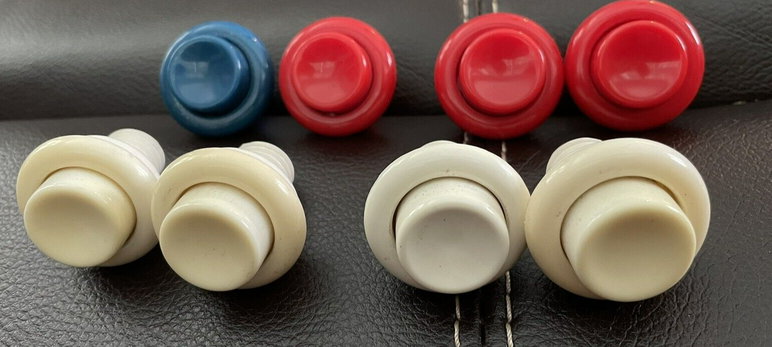 Williams Stargate Arcade Machine Push Button Set Of 8 (USED) | eBay