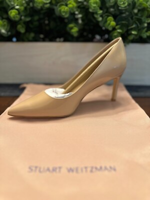 Stuart Weitzman "Stuart Power 85" Adobe Beige Pumps New Never Worn in ...