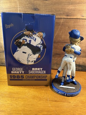 KC ROYALS 1985 World Series George Brett Bret Saberhagen Bobblehead SGA ...