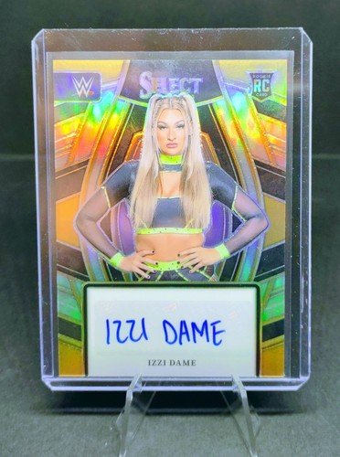 IZZY DAME 2024 Panini Select WWE Signatures ROOKIE AUTOGRAPH AUTO Prizm ...