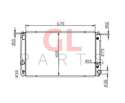 FOR TOYOTA RAV 4 III XA30 2010-2013 Radiator Engine Cooling 1640028560 ...