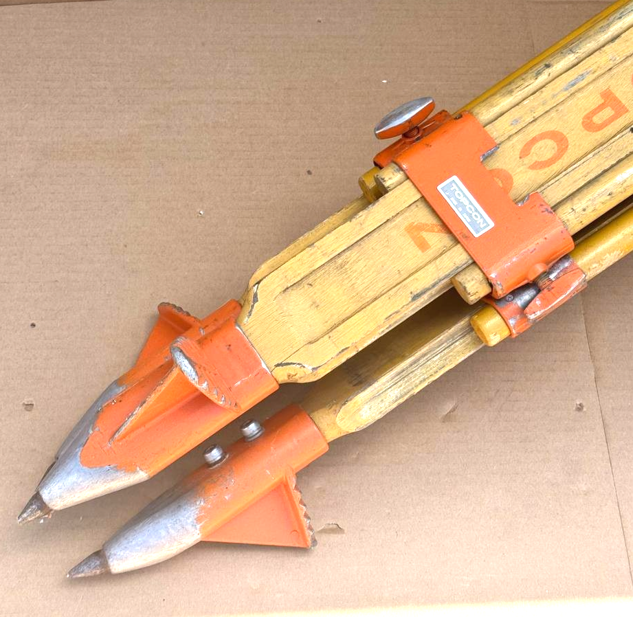 TOPCON WOOD SURVEYING TRIPOD #1 | eBay