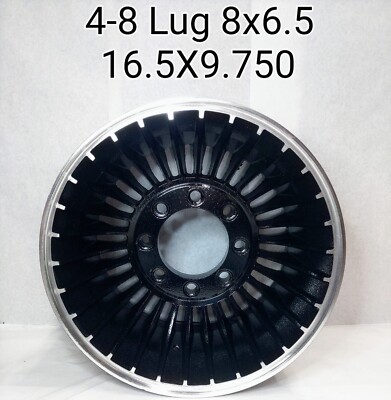 Vintage 8 Lug Turbine Hurricane Aluminum Truck Wheels Cyclone Vector ...