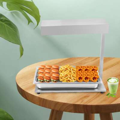 Commercial French Fry Warmer Dump Station Heat Lamp Warmer Stainless ...