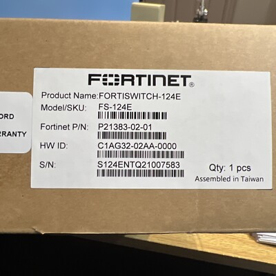 Fortinet FortiSwitch 124E - switch - 24 ports - managed - rack ...