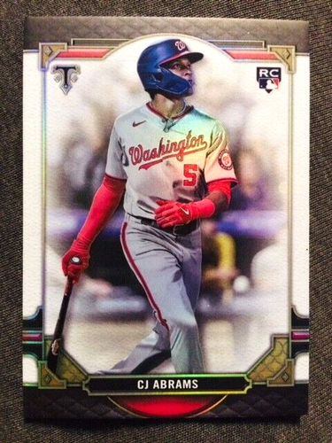 2022 Topps Triple Threads #95 CJ Abrams Rookie RC Card | eBay