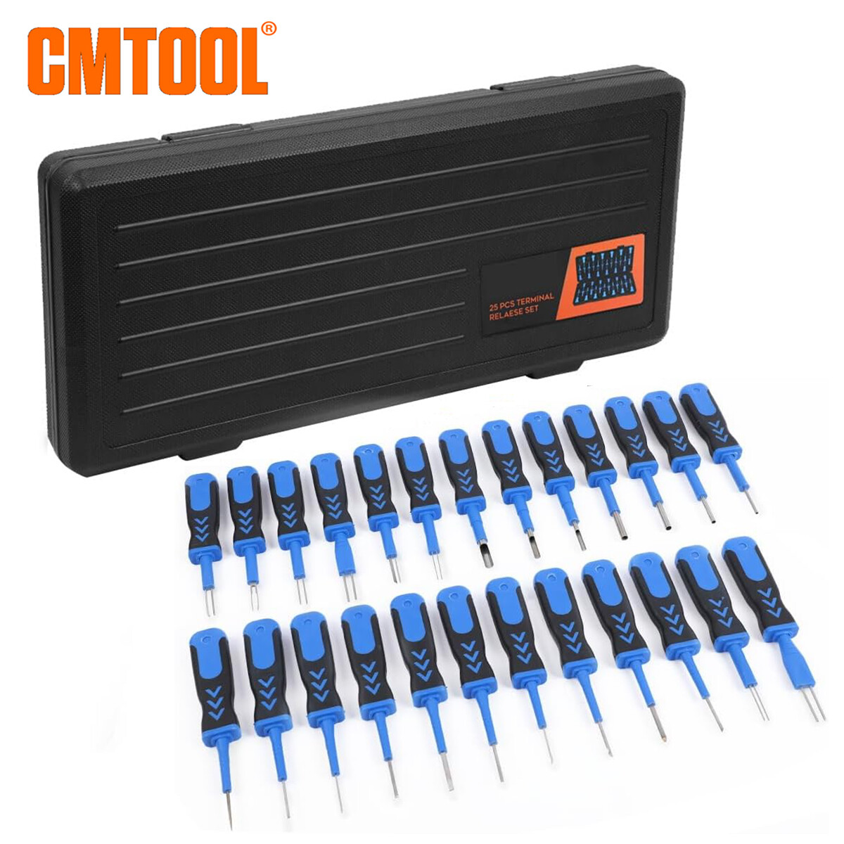 25pcs Car Terminal Removal Tool Kit Depinning Electrical Connector Pin ...