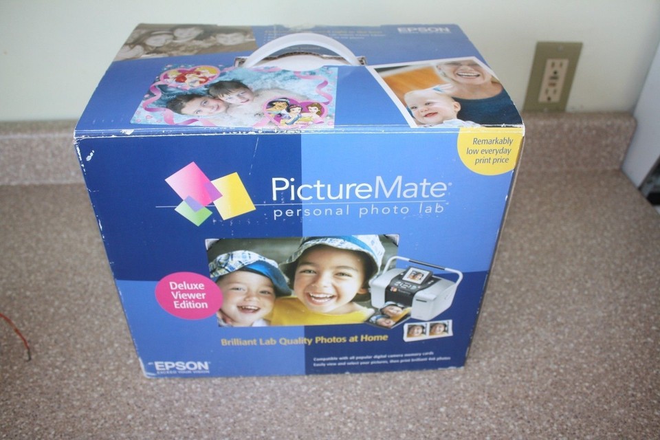 EPSON PictureMate 500 Deluxe Personal Photo Lab Printer In Original Box ...