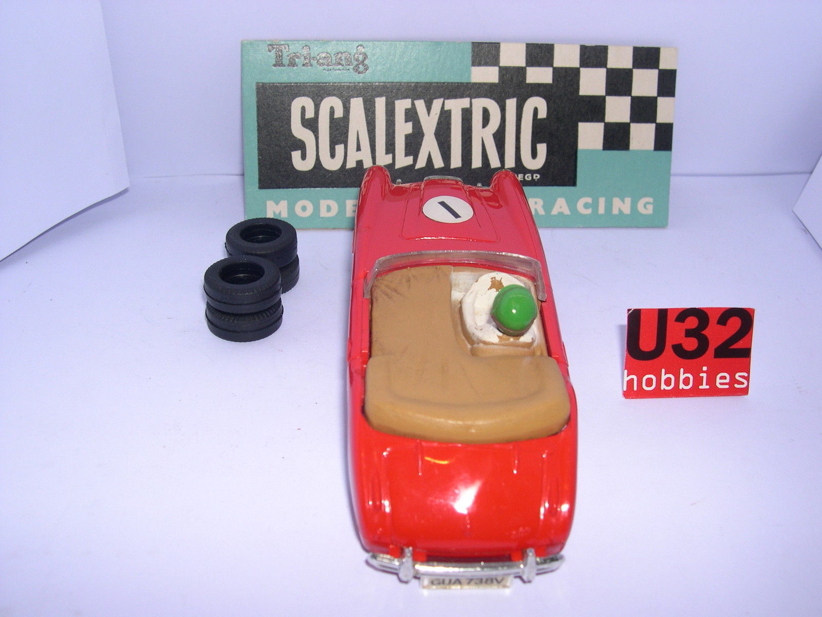 Slot Car Scalextric Triang C-74 Austin Healey 3000 #1 Red | eBay UK
