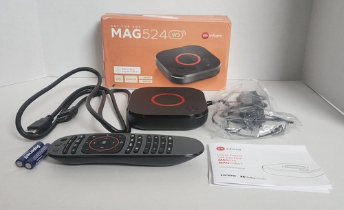 Mag 524 W3 - 4K HDR, Built-in Dual Band 2.4G/5G WiFi, HDMI Cable (Linux ...