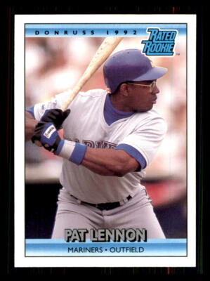 1992 BASEBALL 1992 Donruss Pat Lennon Seattle Mariners #17 RR RC1 | eBay