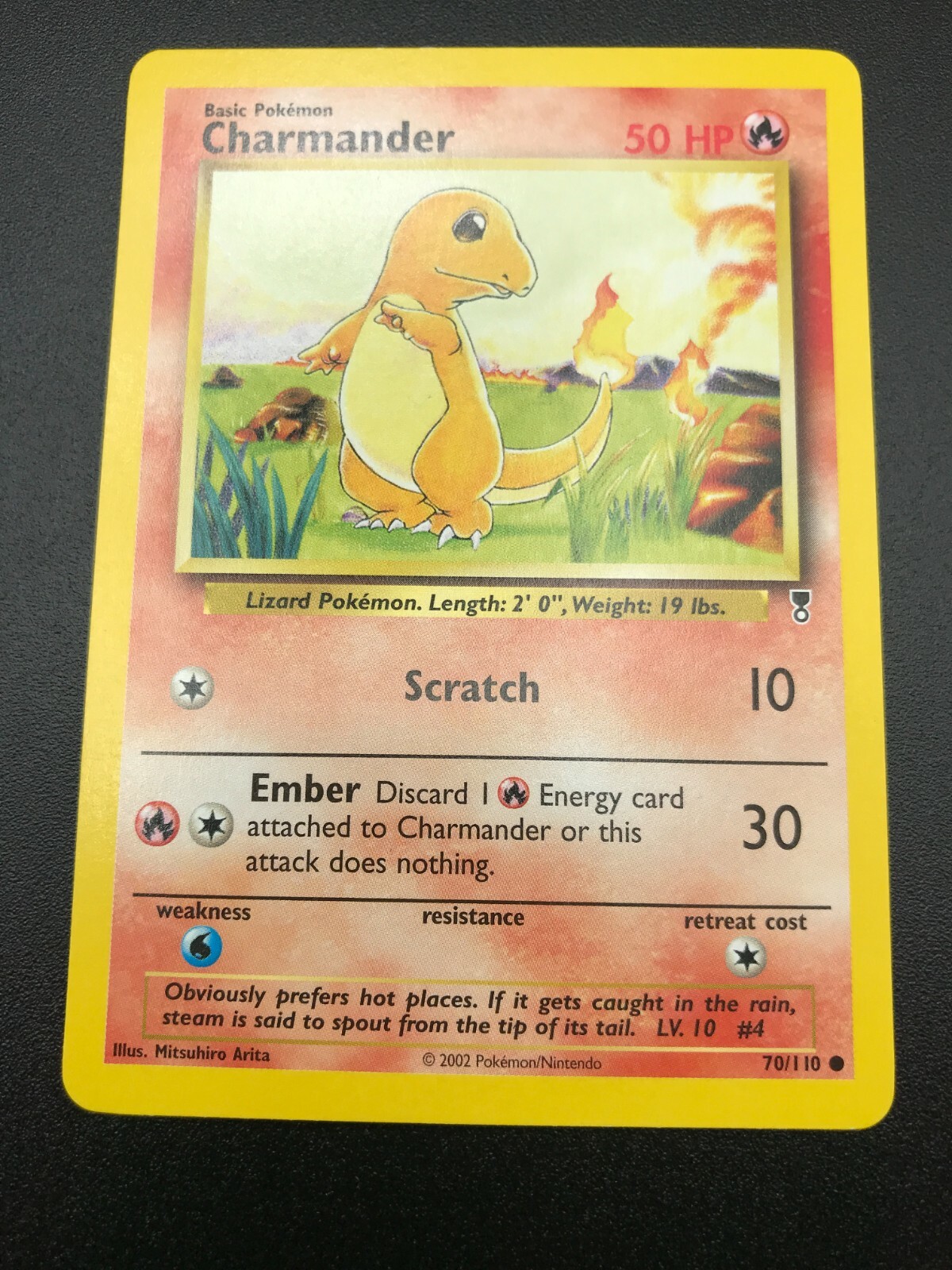 Charmander 70/110 Legendary Collection 2002 Pokemon NM Vintage WOTC | eBay