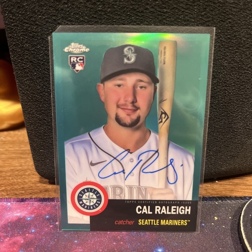 2022 Topps Chrome Anniversary Cal Raleigh /150 Rookie Auto | eBay