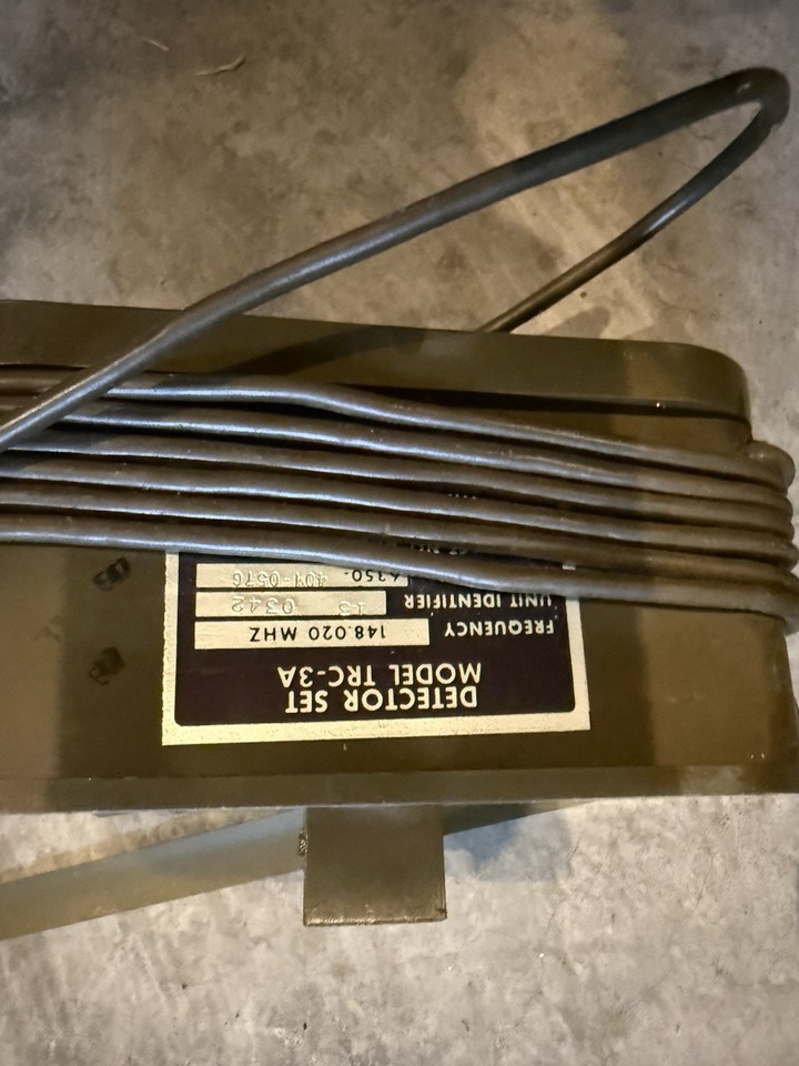 Vietnam USGI TRC-3A Seismic Vibration Intrusion Detection Set | eBay