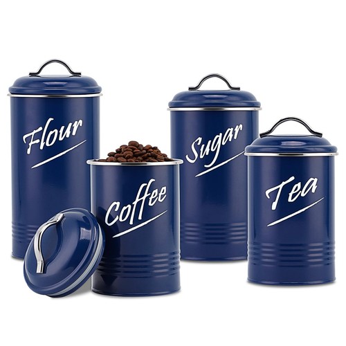 Kitchen Canister Sets for Countertop Food Storage Containers: Stainless ...