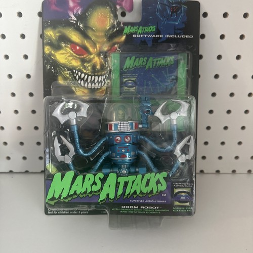 MARS ATTACKS TRENDMASTERS DOOM ROBOT ACTION FIGURE w/ Software | eBay