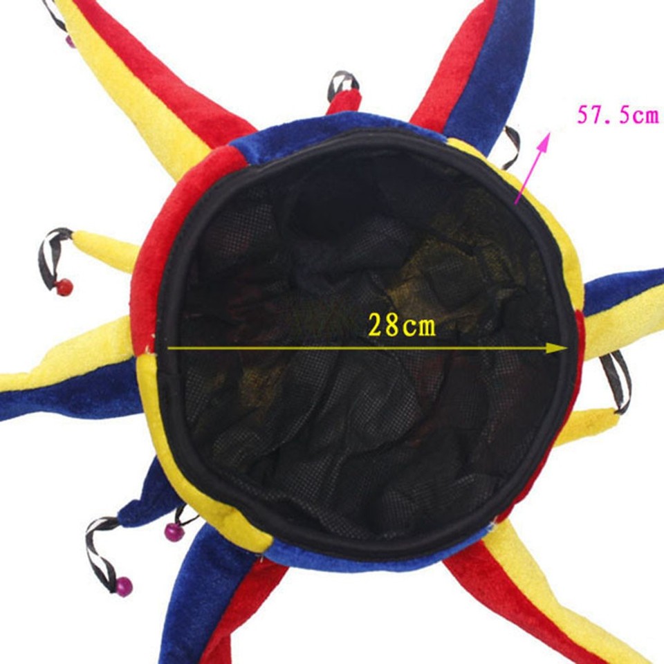 3pcs Clown Costume Sets Creative Cosplay Clown Hat Nose Gloves Fancy ...