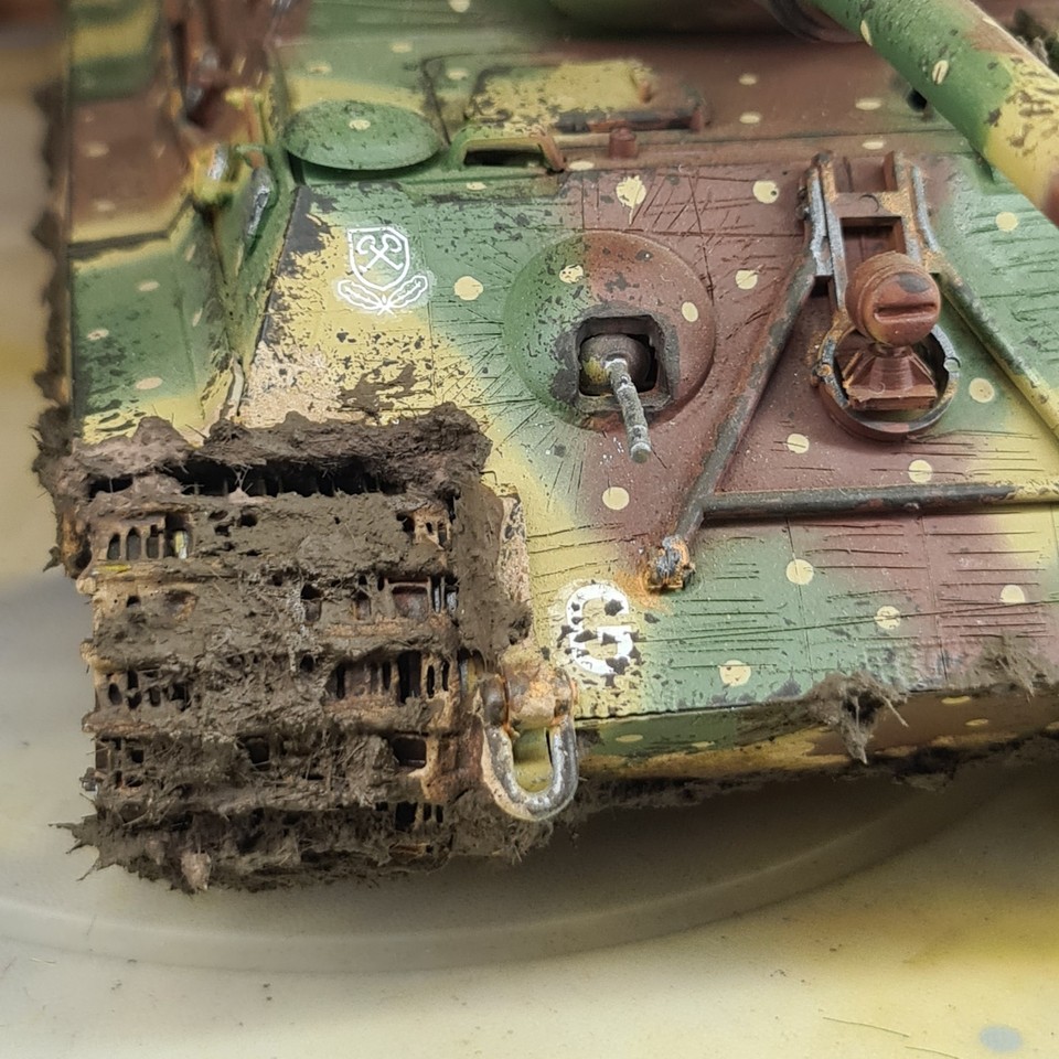 1:35 Built German Jagdtiger Heavy Tank Destroyer Kampfgruppe Peiper ...