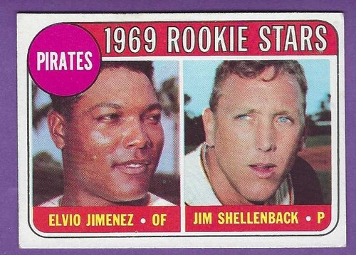 1969 Topps - #567 Pirates Rookie Stars - Shellenback RC - ExMt | eBay
