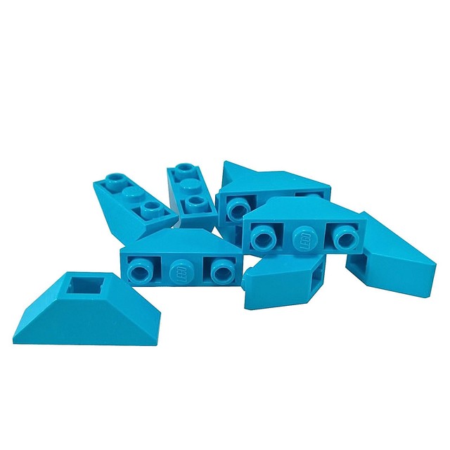 LEGO Slope Inverted 45° Double 3x1 2341 Red X8 for sale online | eBay