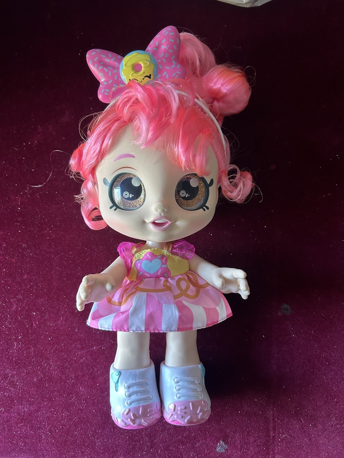 Shopkins Kindi Kids DONATINA Snack Time 10" Bobblehead Doll w/ Clothes ...