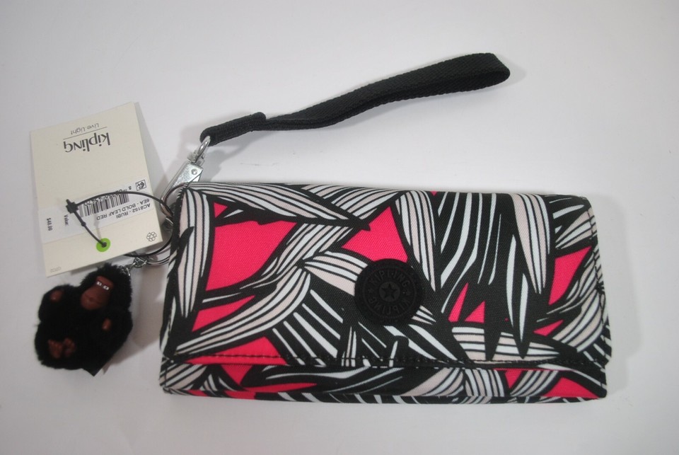 New With Tag Kipling RUBI Large Wallet / Wristlet with Furry Monkey | eBay