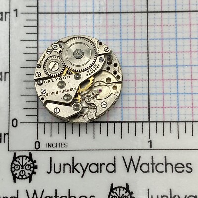Vintage Irving Greygor Watch Movement Repairs Parts Spares Watchmaker ...