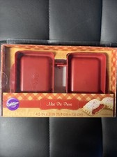 Wilton 2 Red Mini Rectangle Pie Press Pastries Appetizer Filled ...
