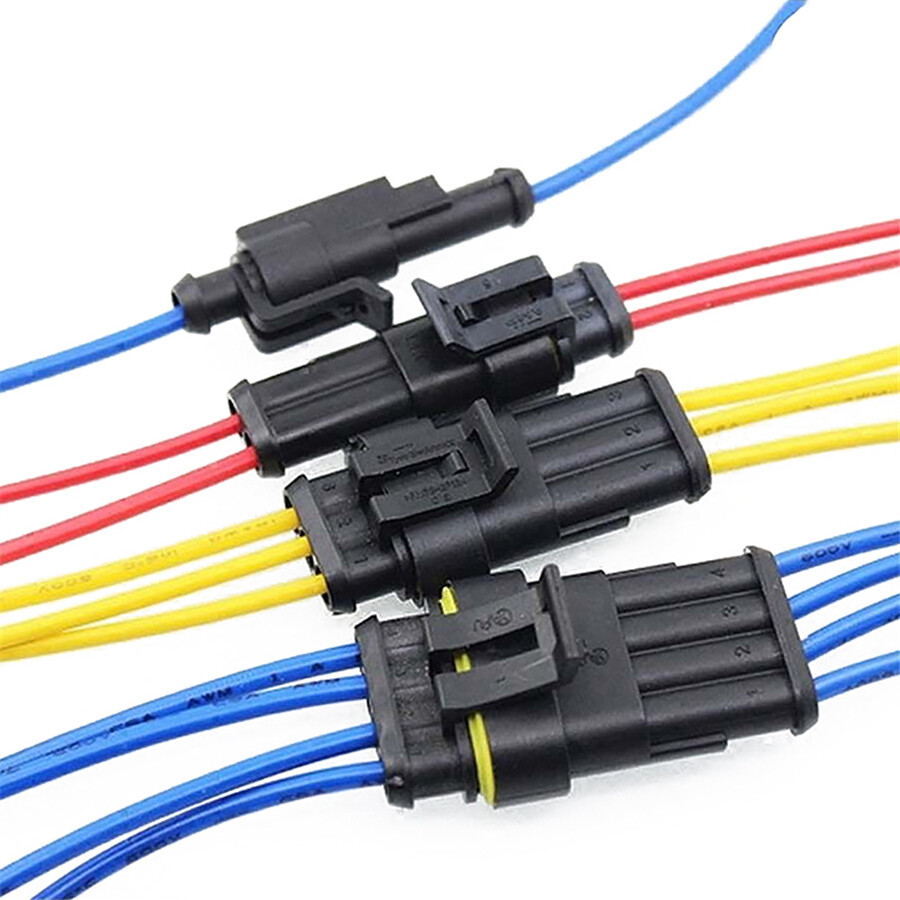 708Pcs 1-6Pin Motorcycle Electrical Wire Cable Connectors Plug ...