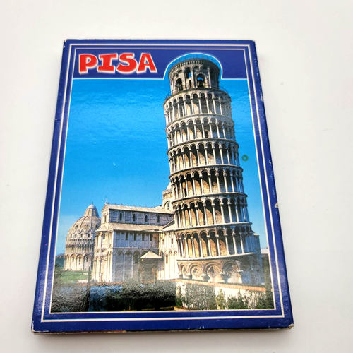 Vintage Souvenir Cards Pisa Historical Facts | eBay