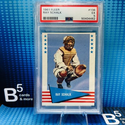 Ray Schalk 1961 Fleer #136 PSA EXCELLENT 5 | eBay