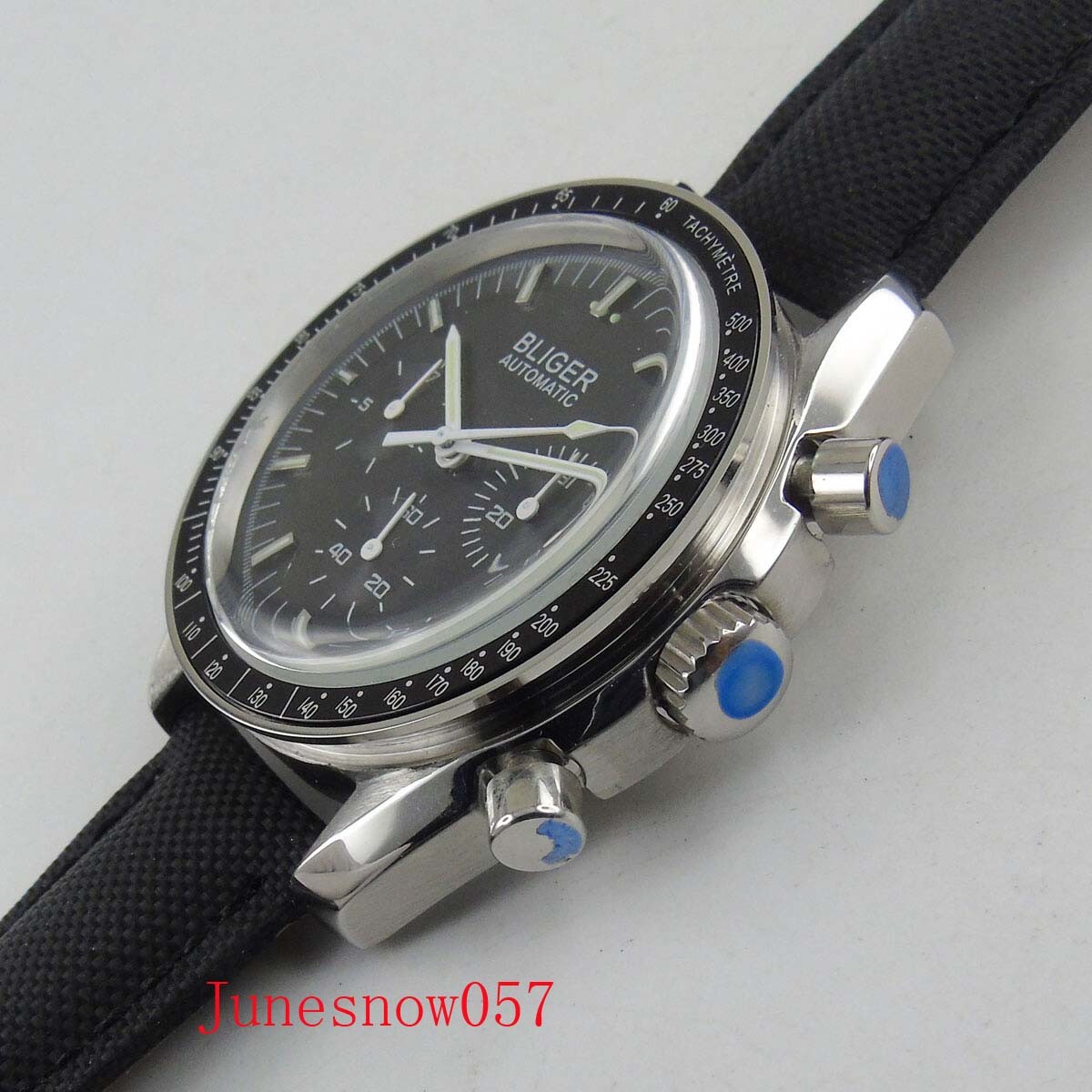 BLIGER 2019 New Fashion 40mm Automatic Men's Watch With Date And Week ...