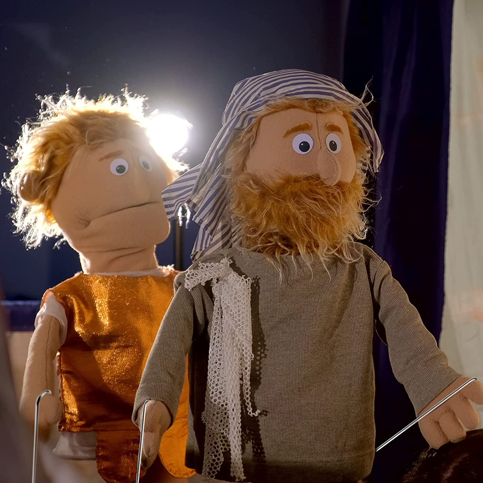 Jakeei 2 Pack 16 inch Puppet Handles Arm Control Rod Metal Puppet Stick ...