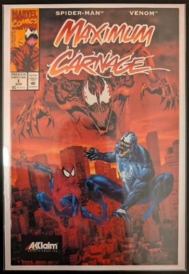 MAXIMUM CARNAGE #1 (Marvel, 1994) NICE COPY! Spider-Man Venom Video ...