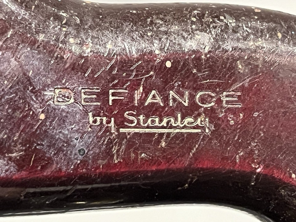 Vintage Defiance by Stanley 9 1/4" Bench Plane w/ Smooth Sole - Made in ...