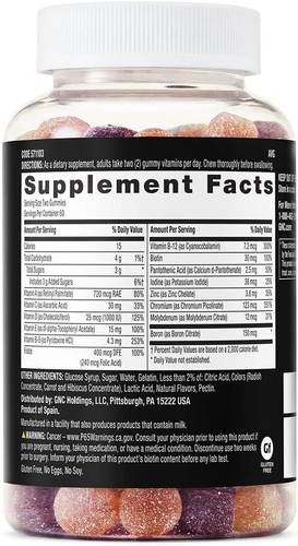 GNC Mega Men Gummy Multivitamin | Supports Energy, 120 Count (Pack of 1 ...