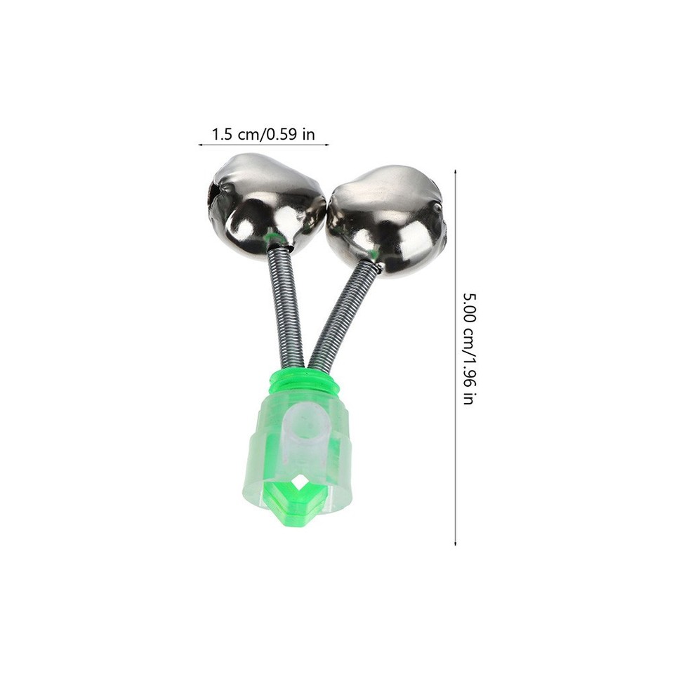 10 Pcs Fish Rod Bell Fishing Bite Alert Indicator Bells Accessory ...