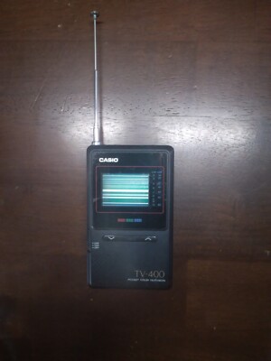 Casio TV-400 LCD Pocket Color Handheld TV Television VHF UHF | eBay