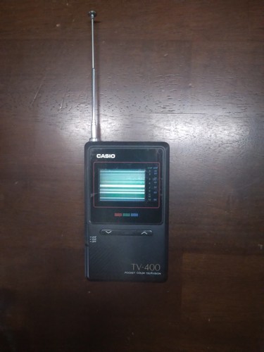 Casio TV-400 LCD Pocket Color Handheld TV Television VHF UHF | eBay
