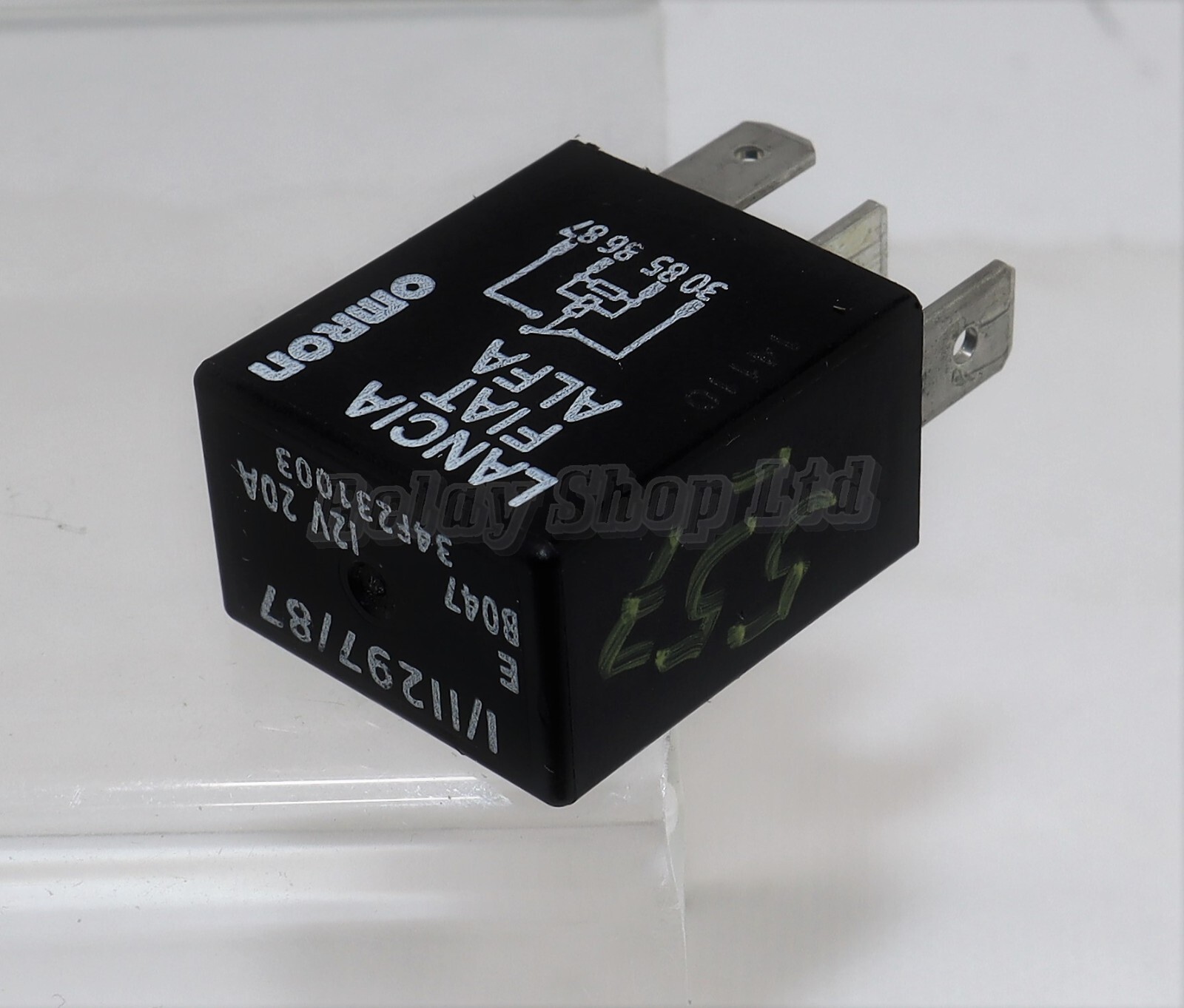557-Fiat Alfa Lancia /09-17 4-Pin Black Relay 34F231003 Omron 1/11297 ...