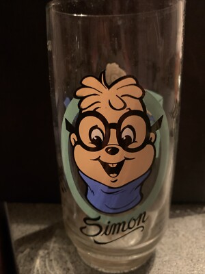 Vintage 1985 Collectible Simon Glass The Chipmunks | eBay