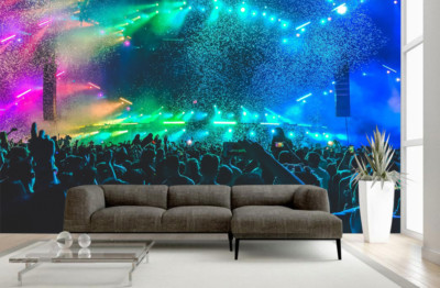Music Stage Concert Photo Wallpaper Wall Mural Celebrity Fan Decoration ...