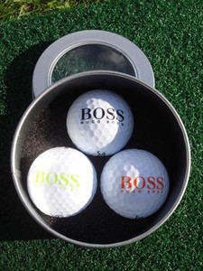3 x Hugo Boss - Titleist Golf Balls - Supplied in Tin | eBay