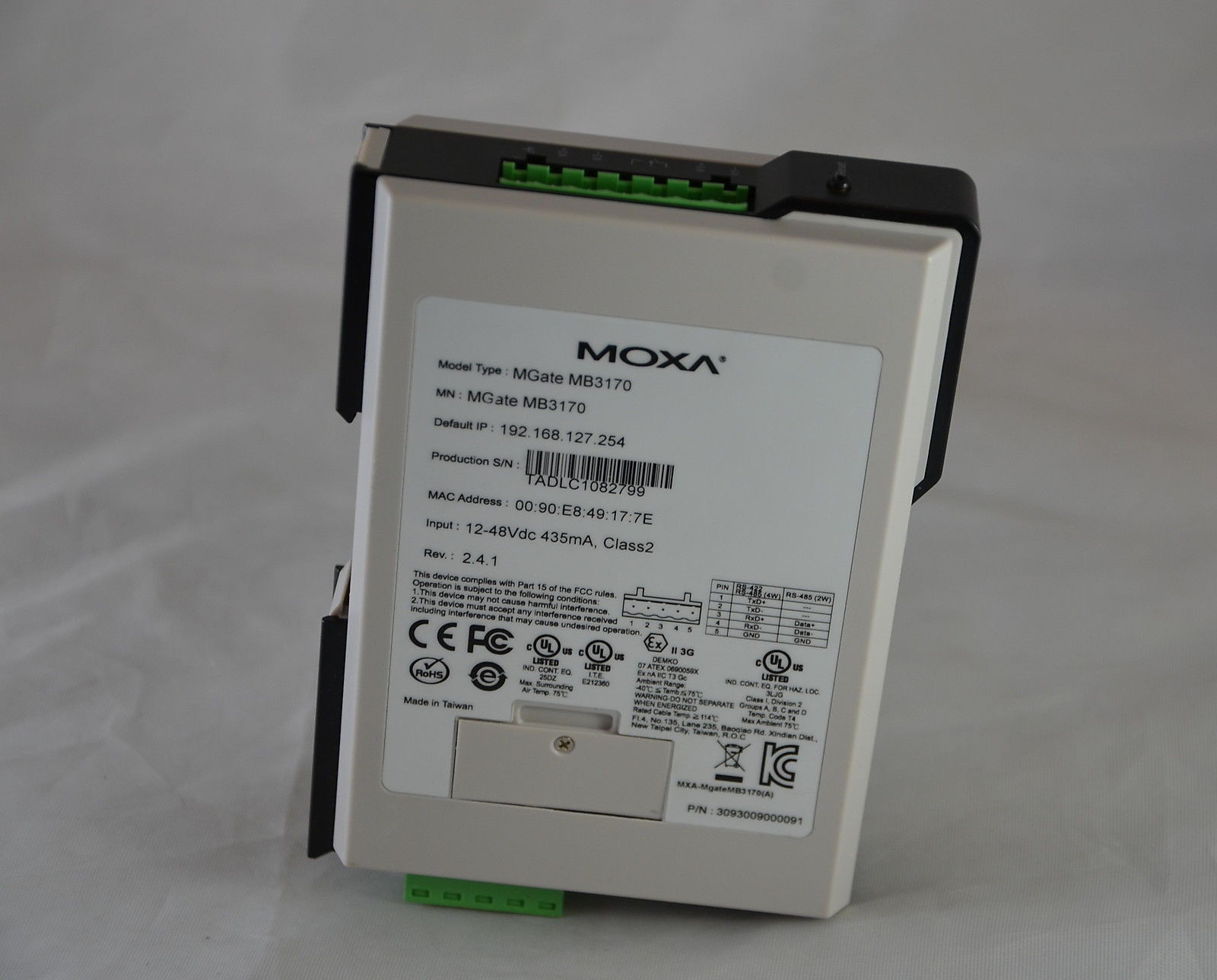 MGATE MB3170 - Moxa - Advanced Serial-To-Ethernet Modbus Gateways | eBay
