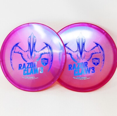 Twin Set of (2) Discmania Meta Tactic Razor Claw 3 Eagle Purps 173g ...