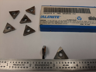VALENITE TNEC 32G3R093 VC2 CARBIDE INSERTS, 7 PCS, MADE IN USA | eBay