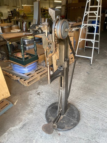 Stimpson Riveter Foot Powered Auto Feed Split Rivet Machine | eBay
