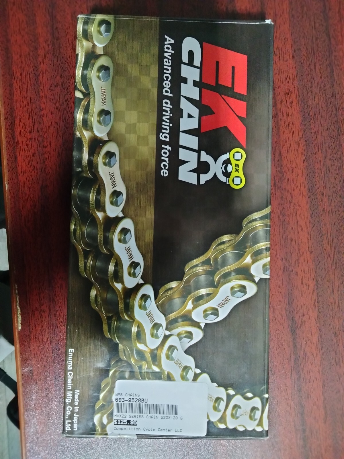 EK Chain - 801A-520MVXZ2-120-BLU - 520 MVXZ2 Series X-Ring Chain, 120 ...