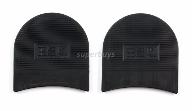 Rubber 8.4cm X 8.6cm Shoe Boot Heel Cap Sole Plate Repair Set Kit Non ...