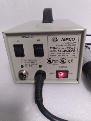 AIMCO AE-4520 ELECTRIC TORQUE DRIVER W/ AE-2045DPS DUAL POWER SUPPLY | eBay